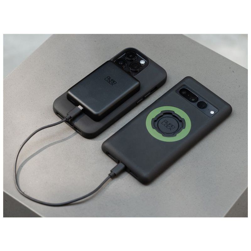 QUAD LOCK MAG Powerbank / black / 5000mAh, 3,85V, 19,25Wh - Veloplus Shop