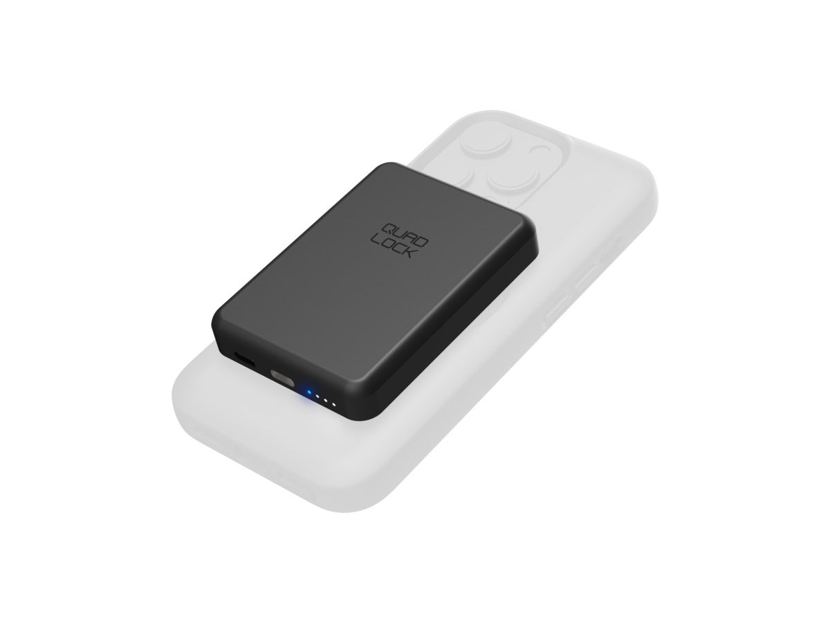 QUAD LOCK MAG Powerbank / black / 5000mAh, 3,85V, 19,25Wh - Veloplus Shop